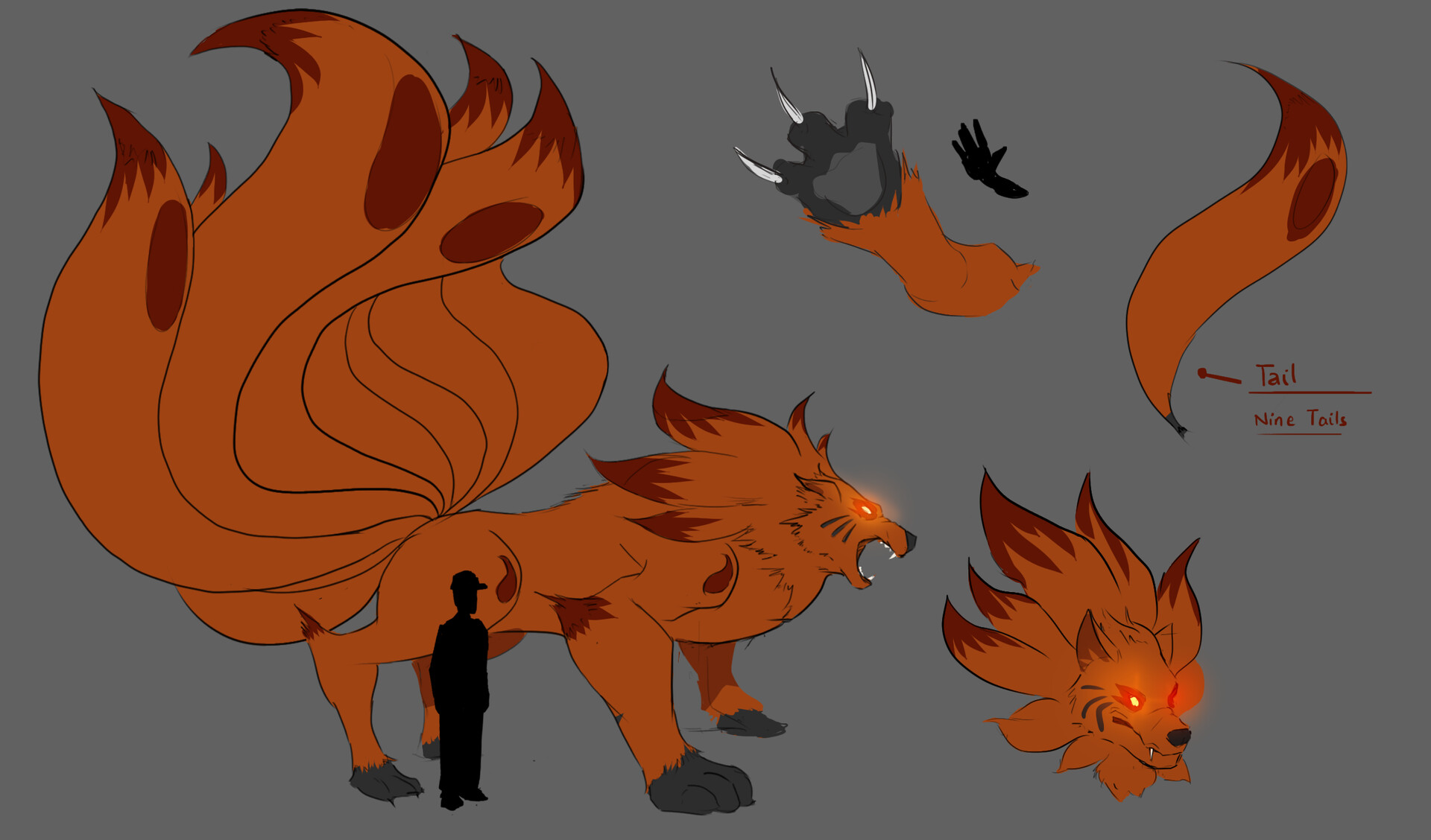 ArtStation - Kyubi Demon Concept Art