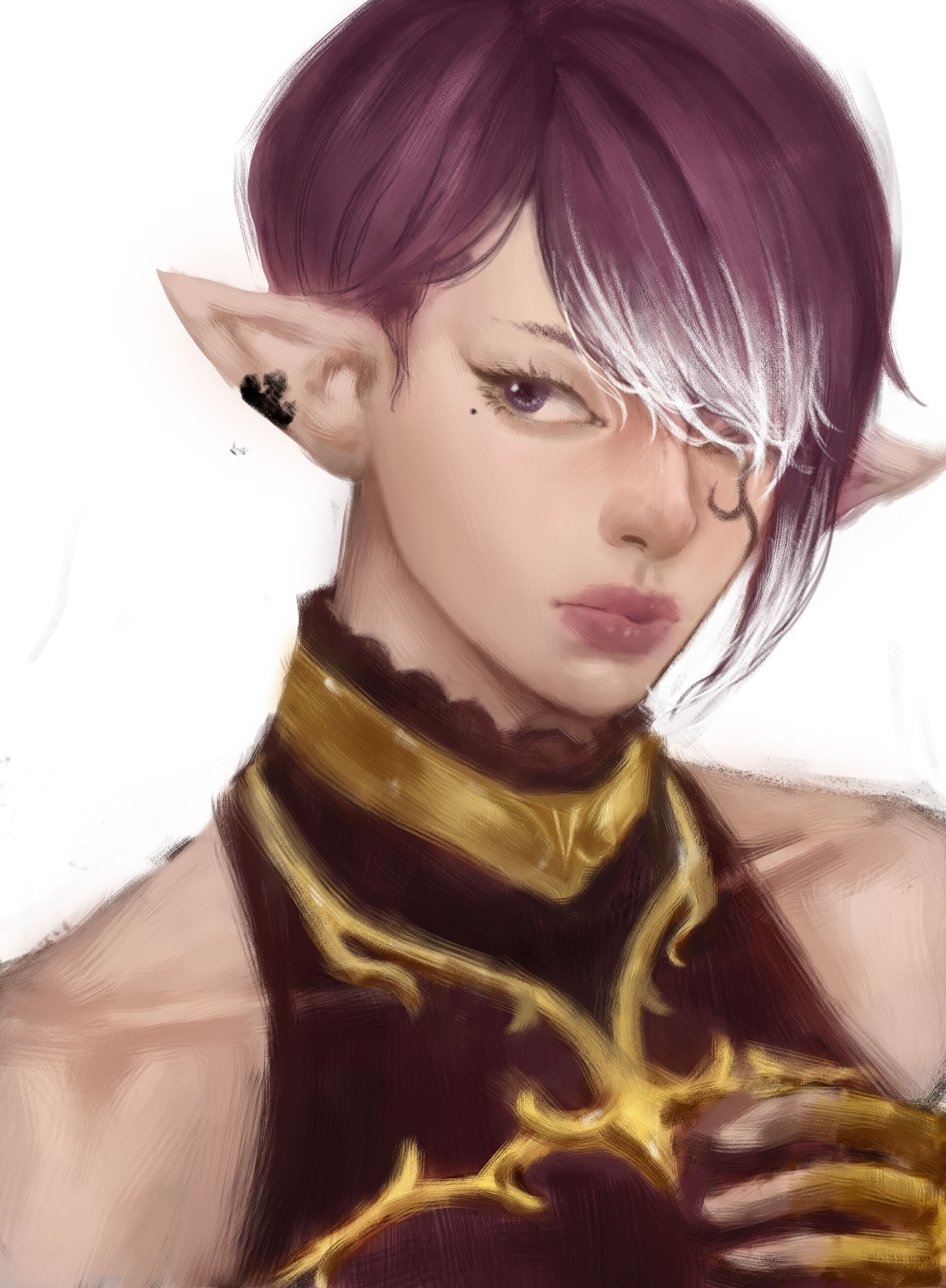 ArtStation - FFXIV portrait (Character:Melisie)