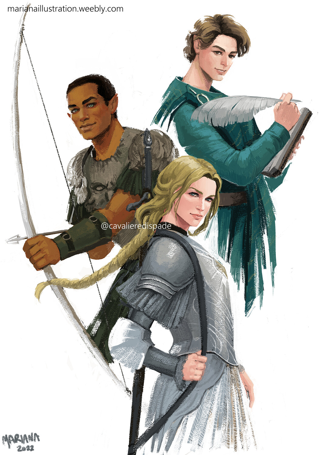 ArtStation - Elrond , Arondir , Galadriel