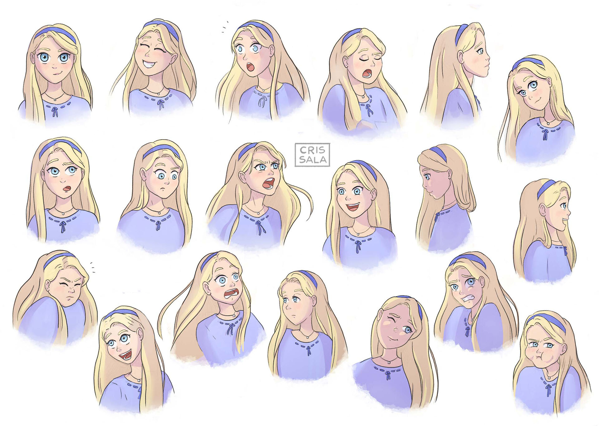 ArtStation - Character Expressions - original character