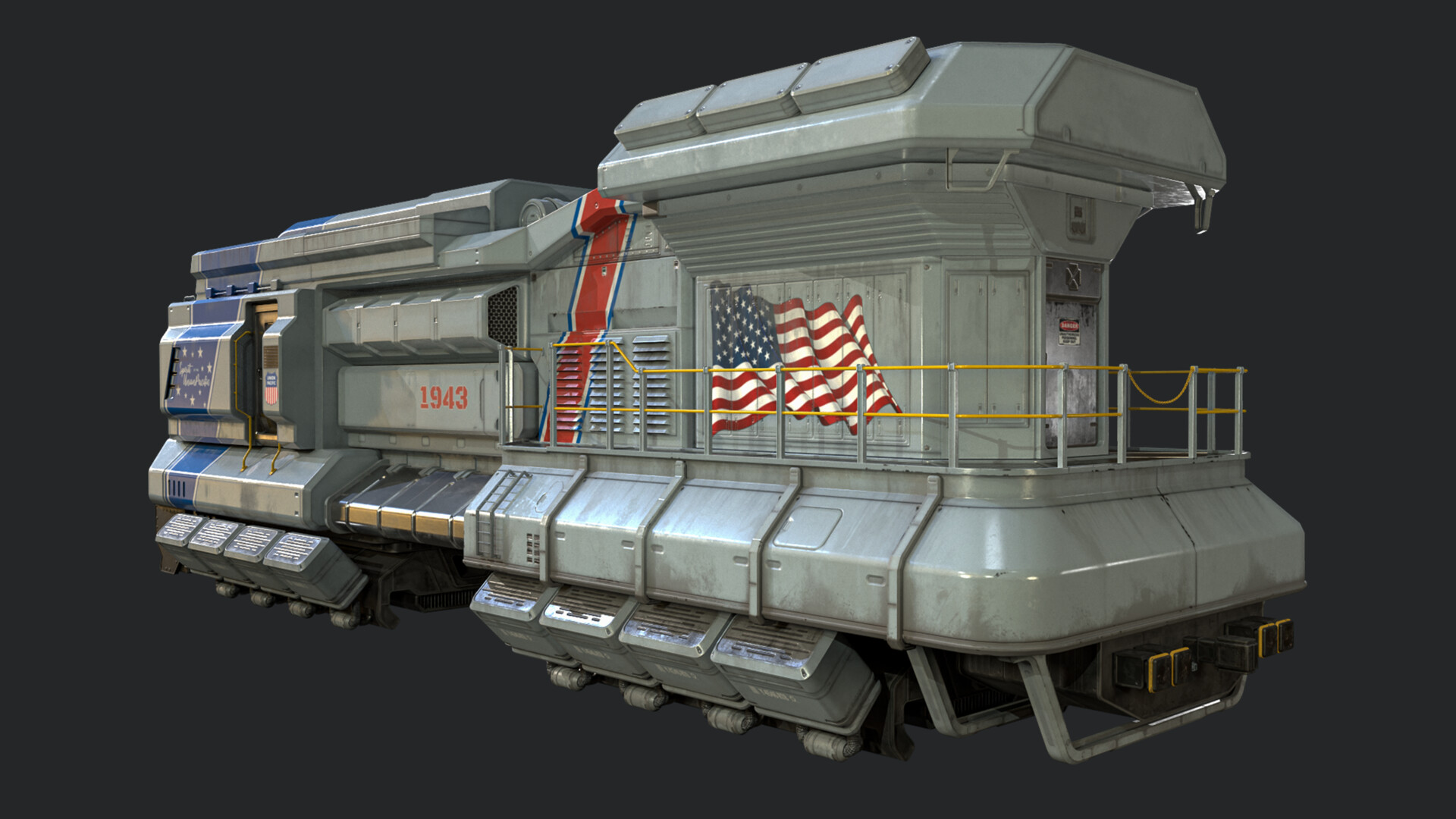 Peter Popadic - Spirit of the Union Pacific - Futuristic locomotive
