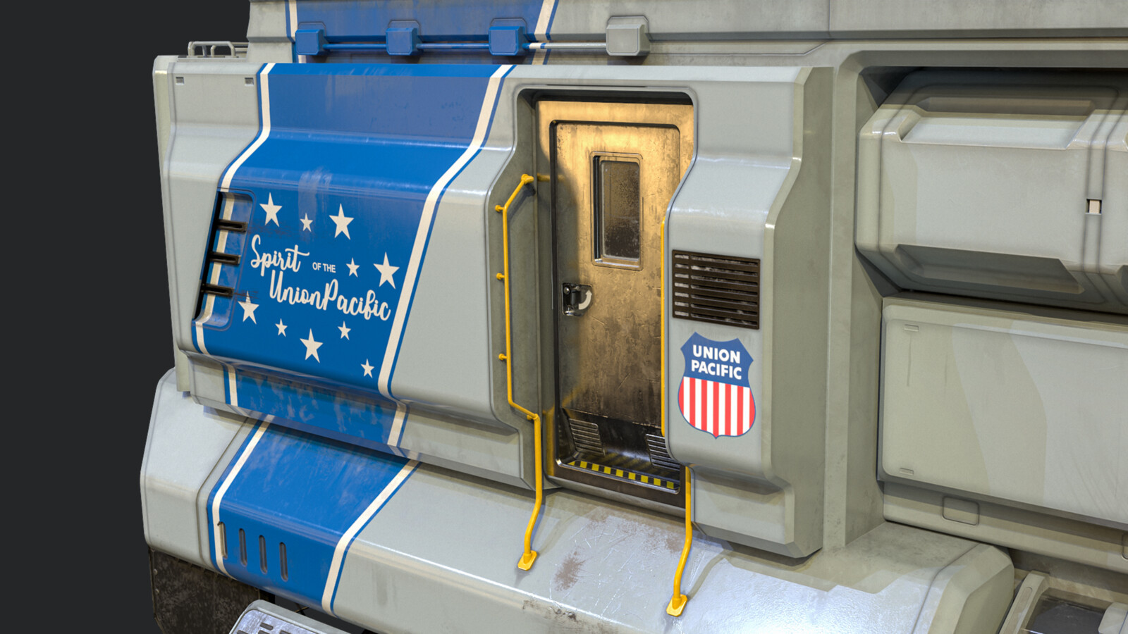 Peter Popadic - Spirit of the Union Pacific - Futuristic locomotive