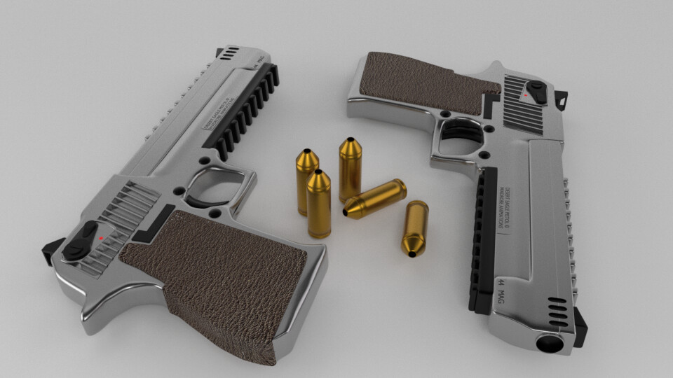 ArtStation - desert eagle gun