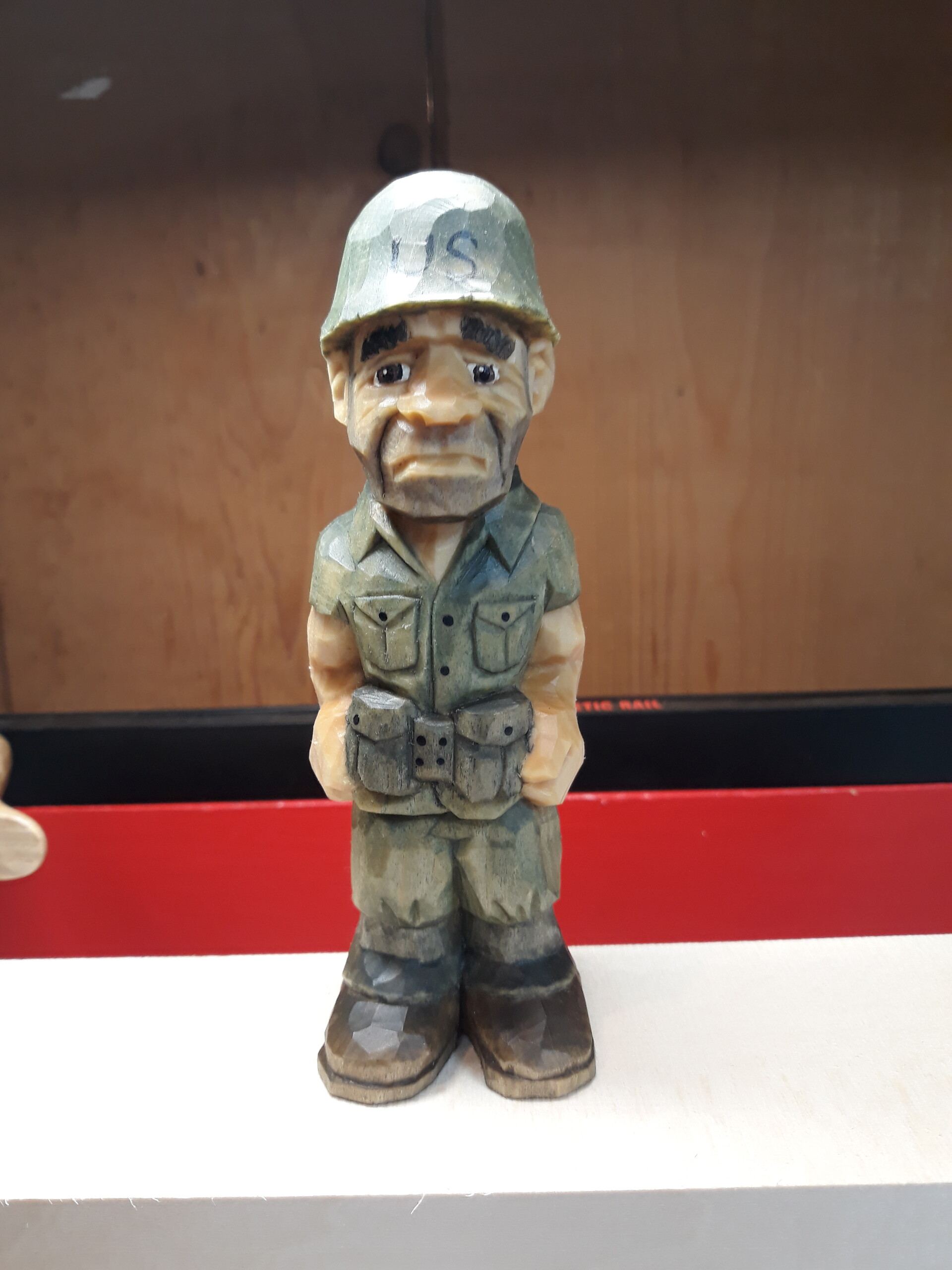 ArtStation - GI Joe, 2x2x6 basswood and acrylics