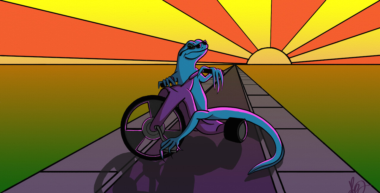 ArtStation - Big Wheel Lizard