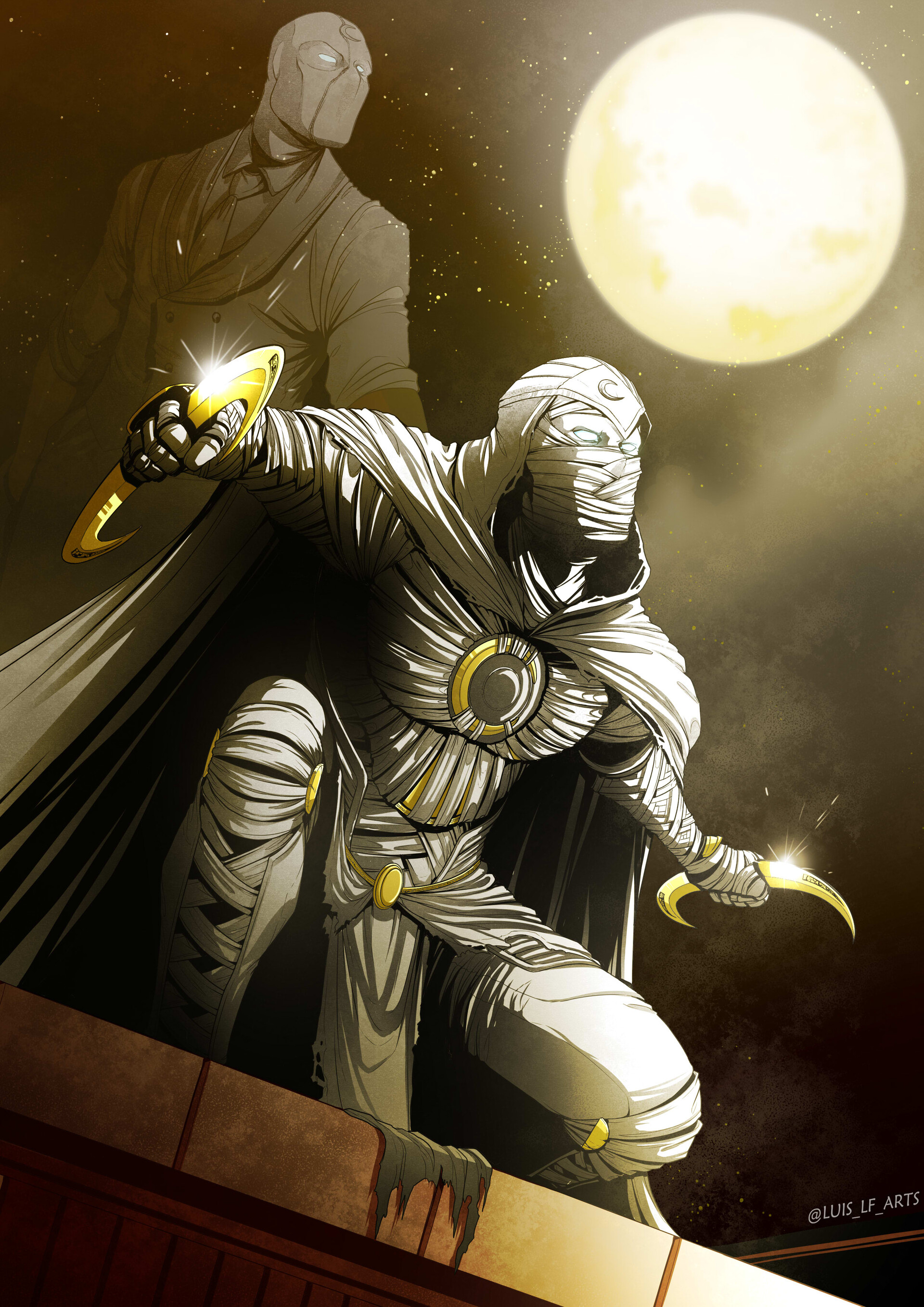 ArtStation - moon knight fanart