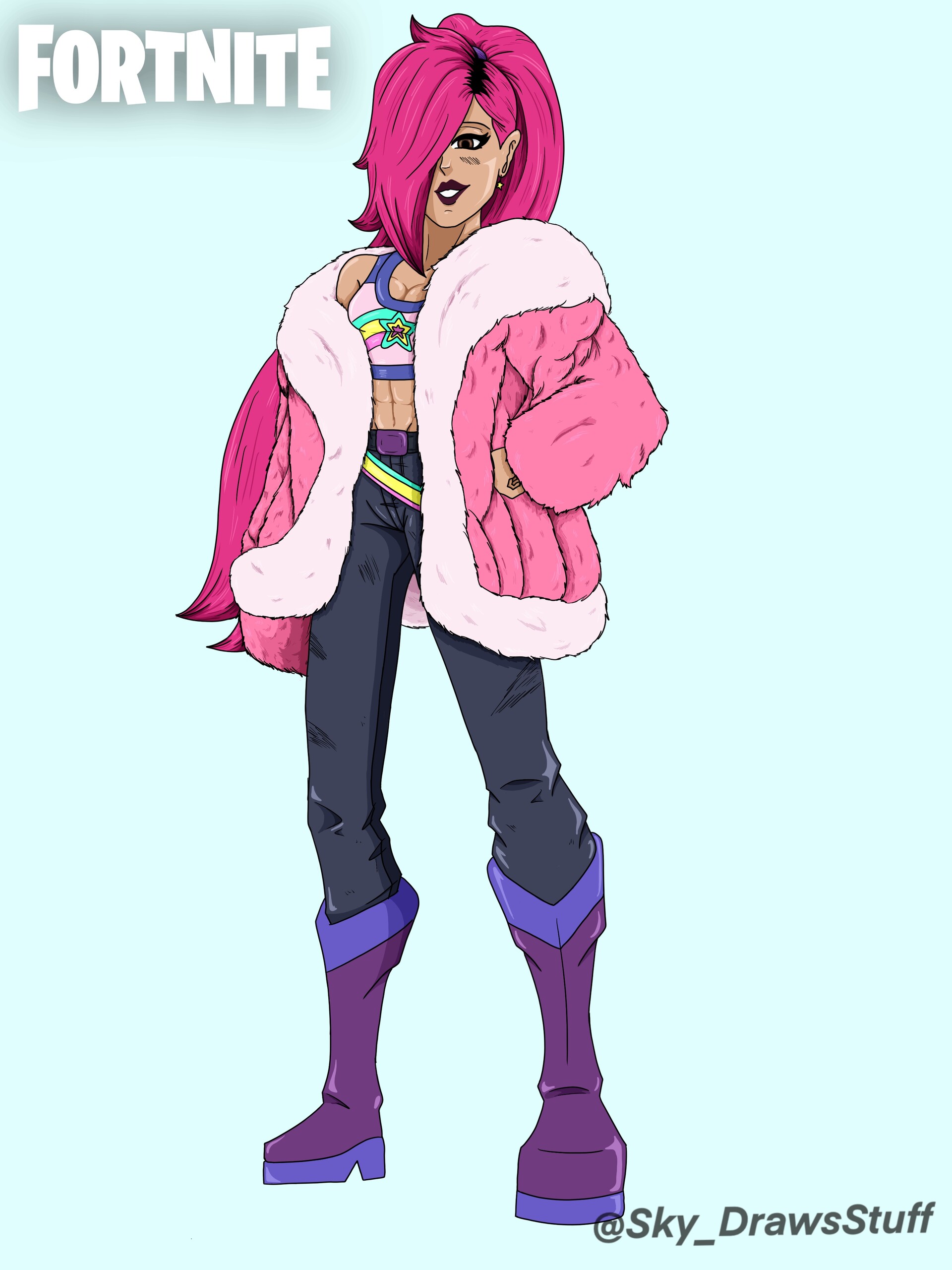 how to draw fortnite brite bomber