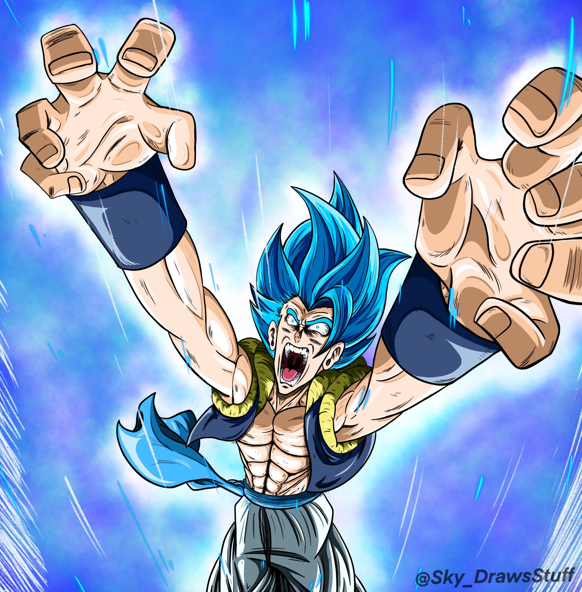 ArtStation - Dragon ball - Meteor explosion