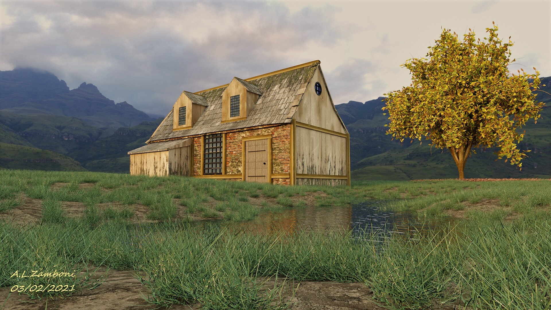 ArtStation - 3D environment study carried out in Rob Tuytel's course in ...