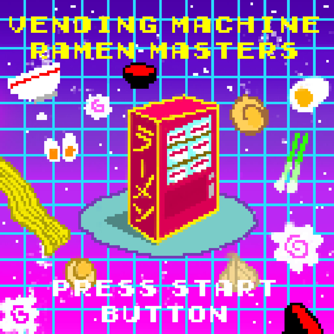ArtStation - Pixel Art: Ramen Vending Machine