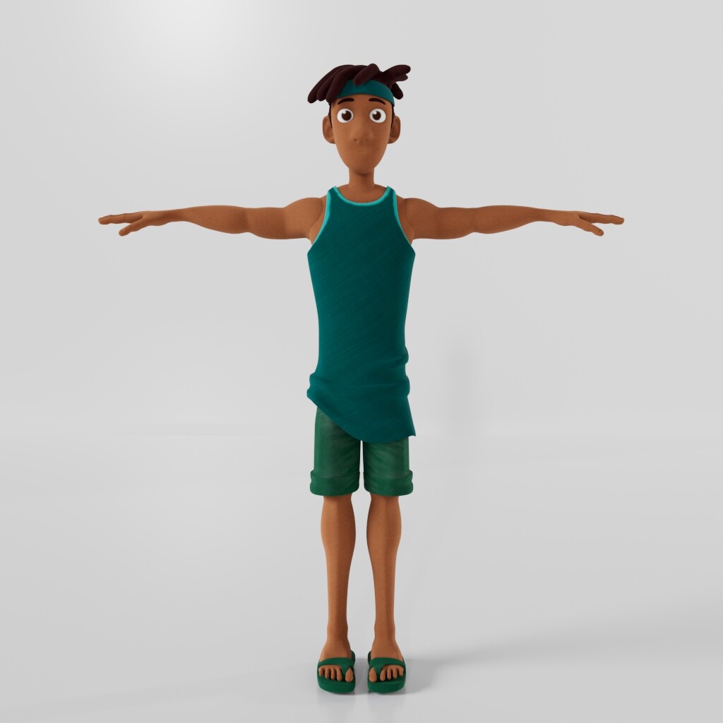 ArtStation - "Dude" Character Model