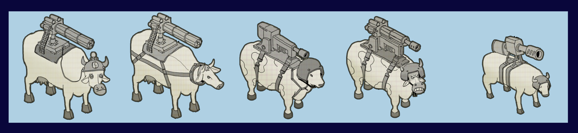 Boris Fröze - AJAX #2.1 Creature sketches