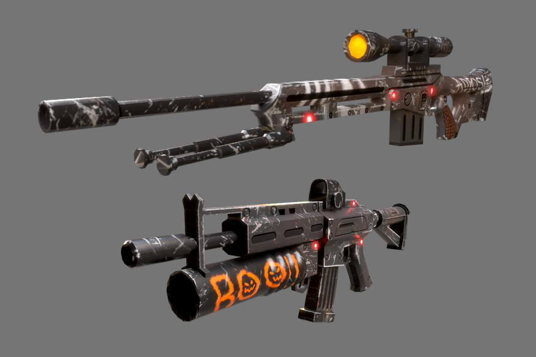 ArtStation - Videogame Weapons