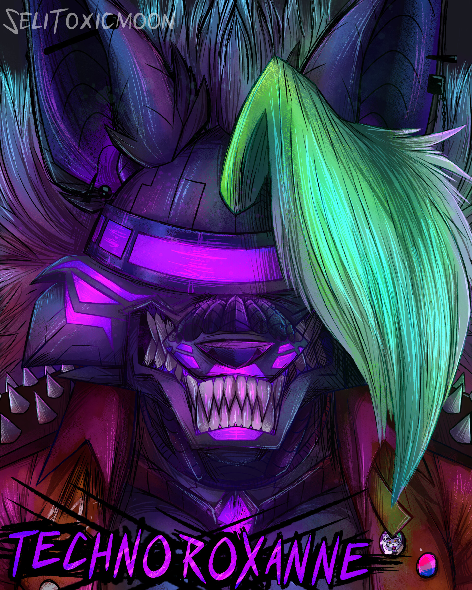 ArtStation - [FNAF] Techno Roxanne