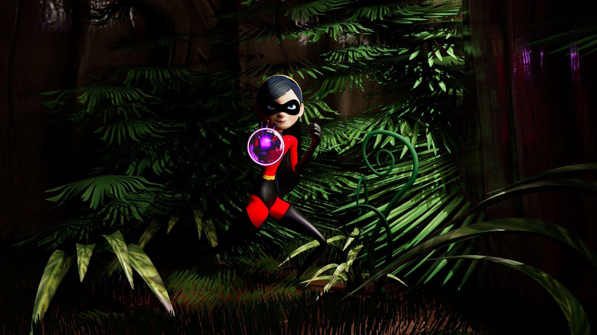 ArtStation - Violet Parr 3D model (made with Autodesk Maya)