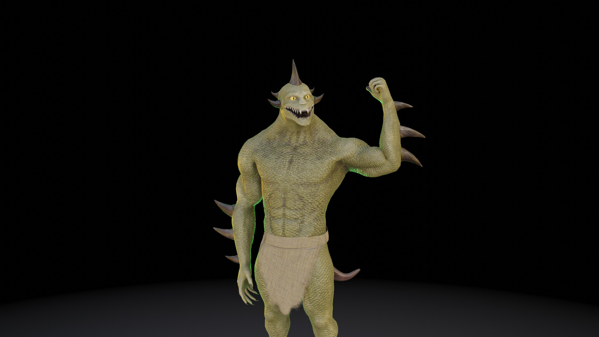 ArtStation - Character King of Lizard