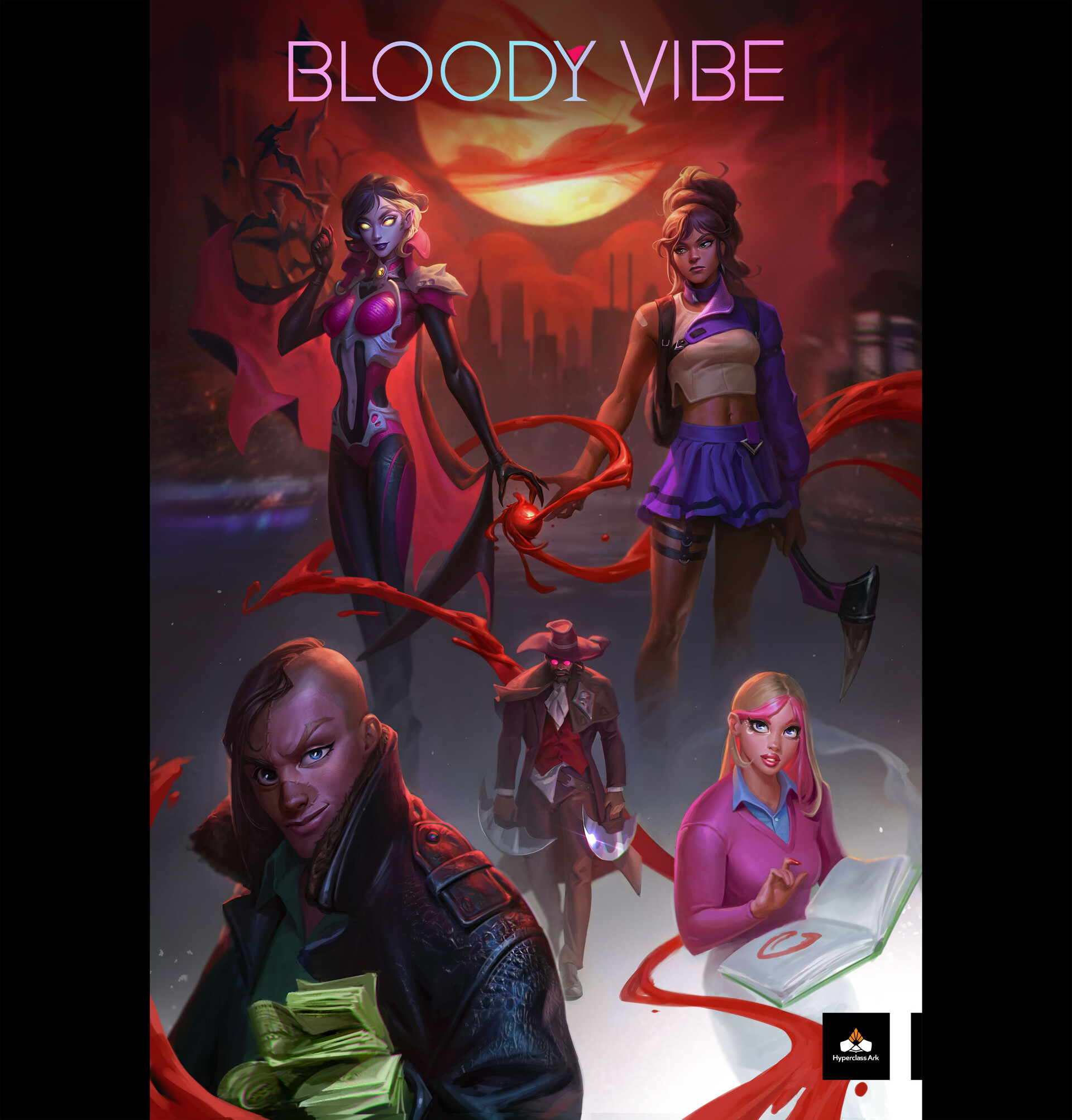 ArtStation - Bloody Vibe / Comics cover