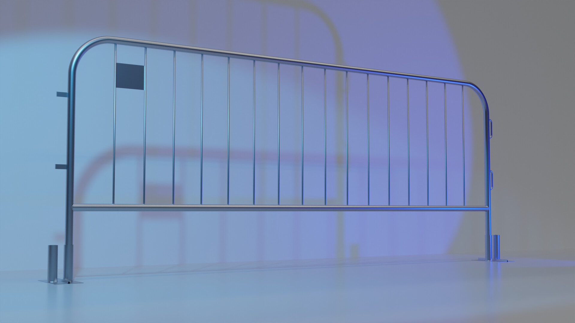 ArtStation - 3D Temporary Barrier Design