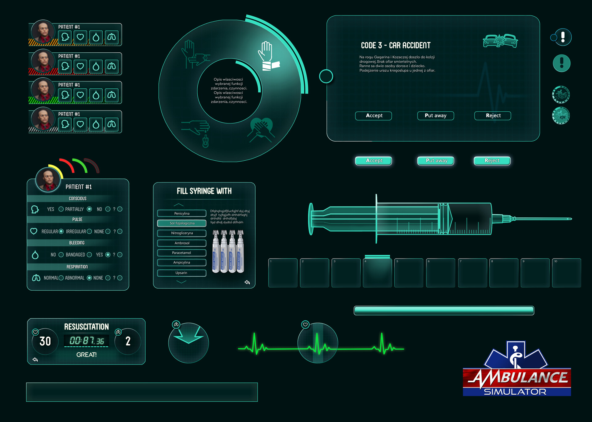 ArtStation - interface element designs