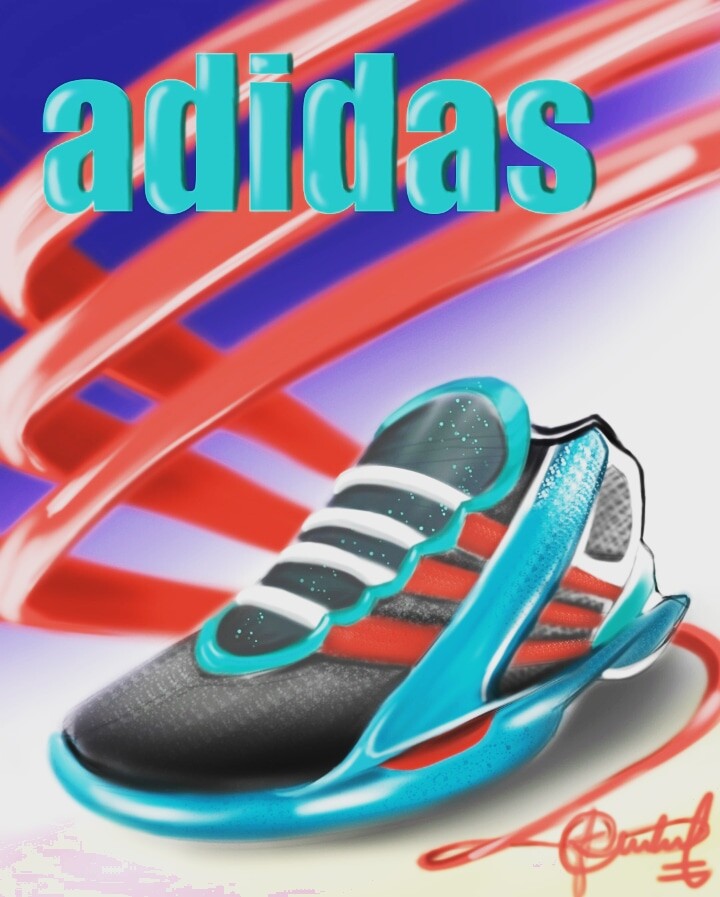 ArtStation - Adidas shoes concept design create in Photoshop