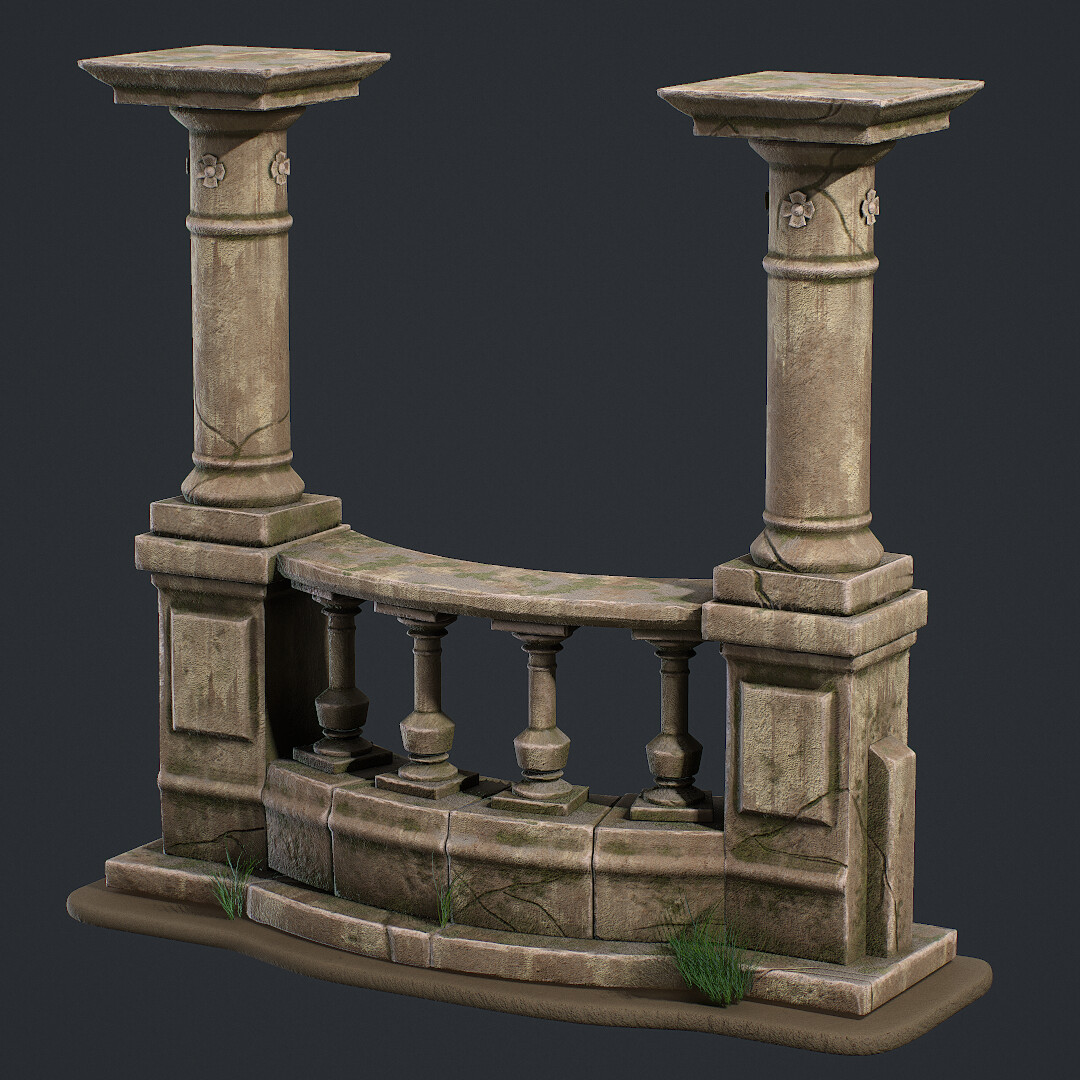ArtStation - Stone column