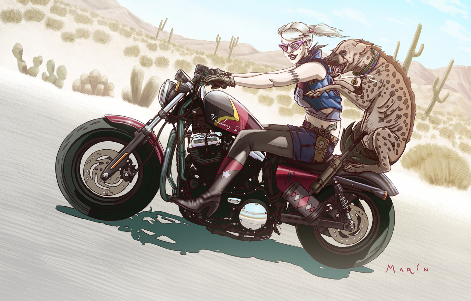 Max Marin - Harley Quinn Motorcycle