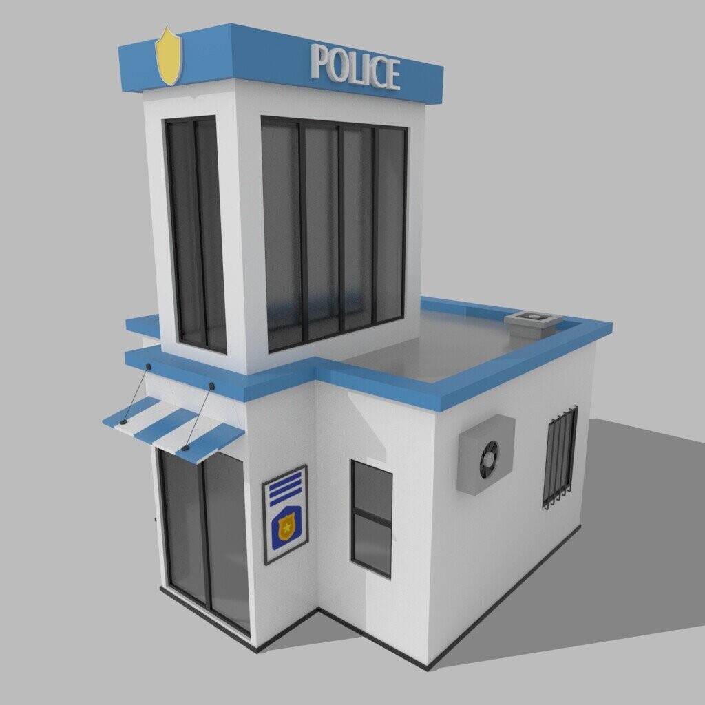 ArtStation - POLICE STATION