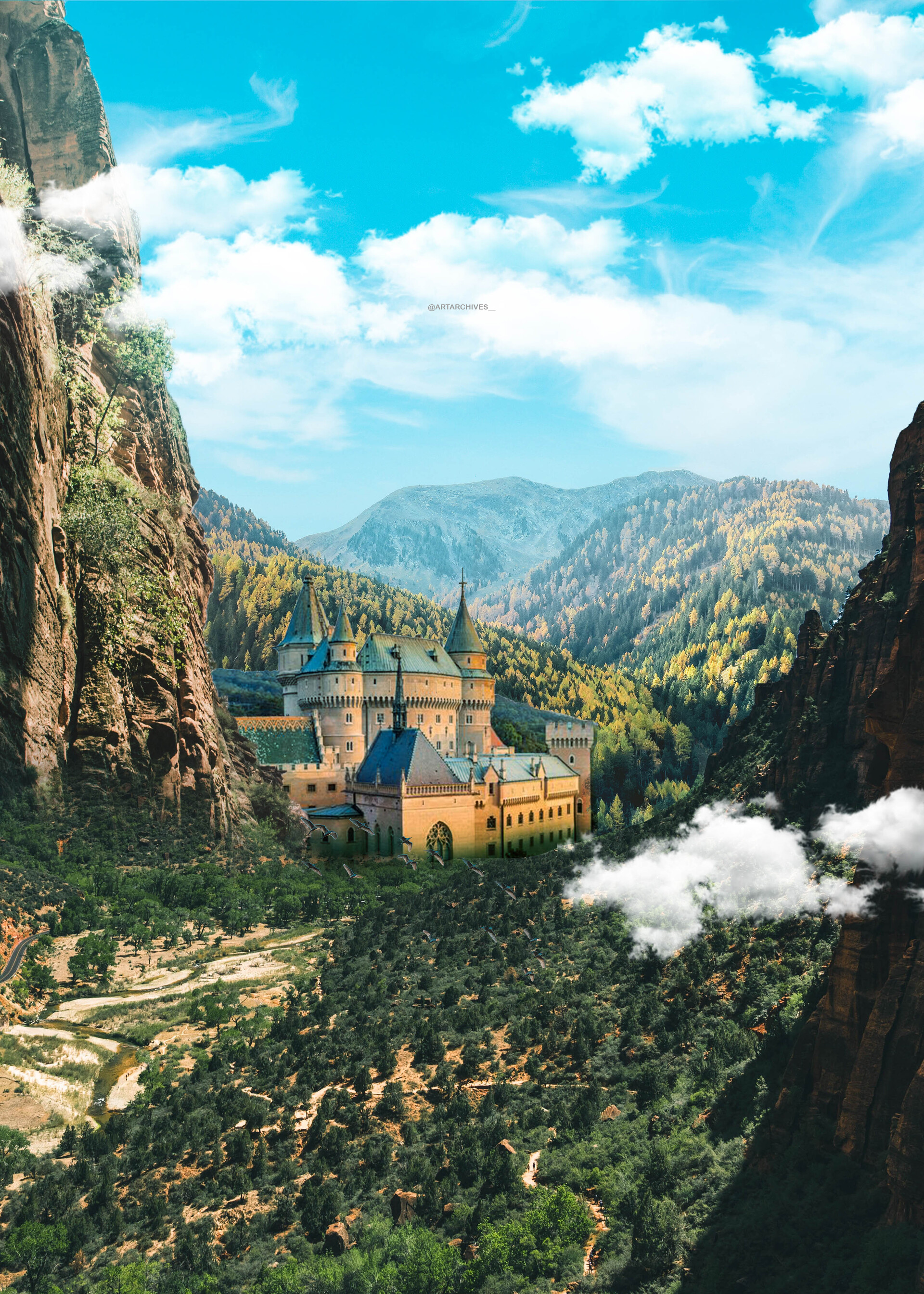 ArtStation - Natures Castle