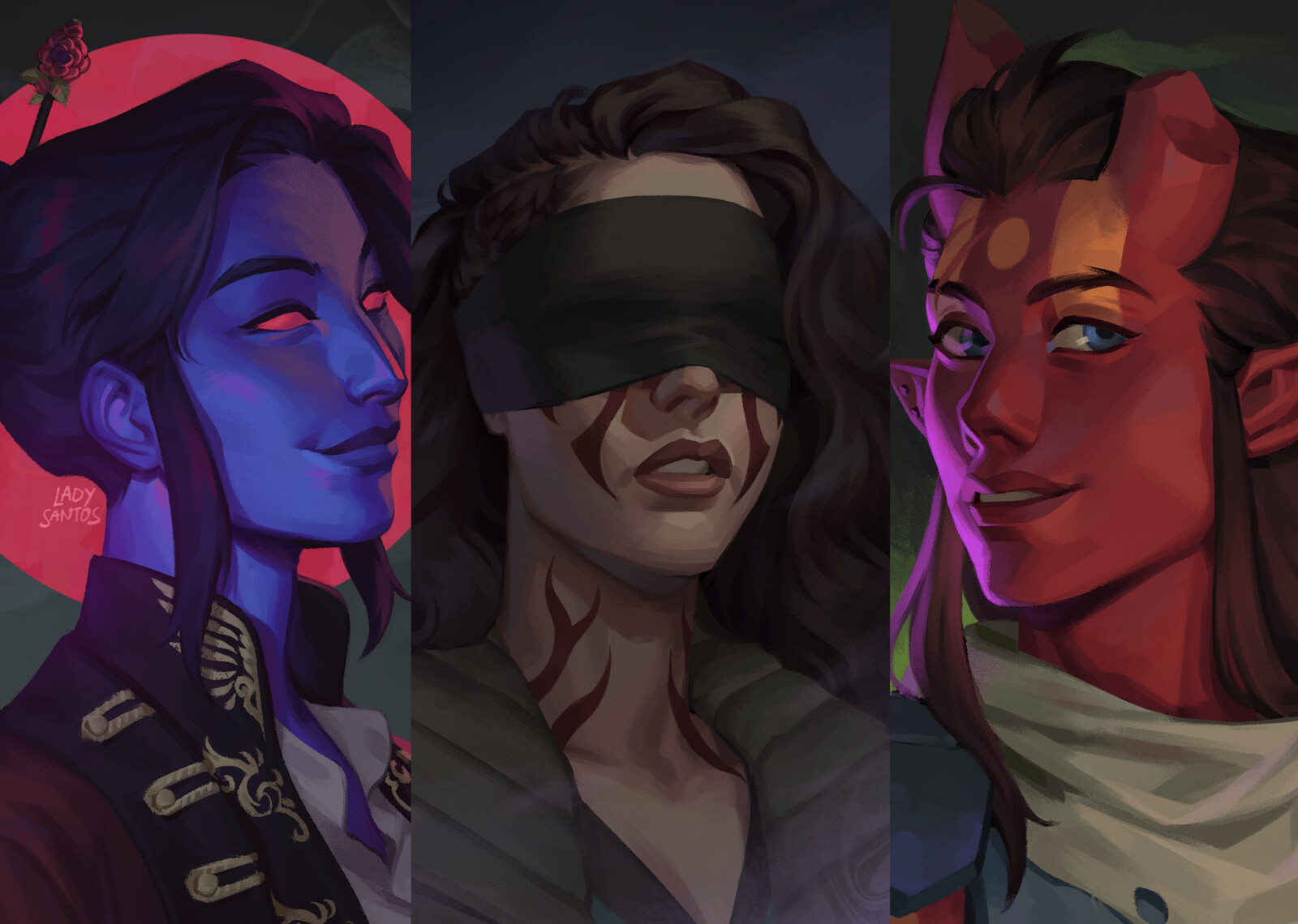 Lady Santos - TTRPG Portrait Commissions