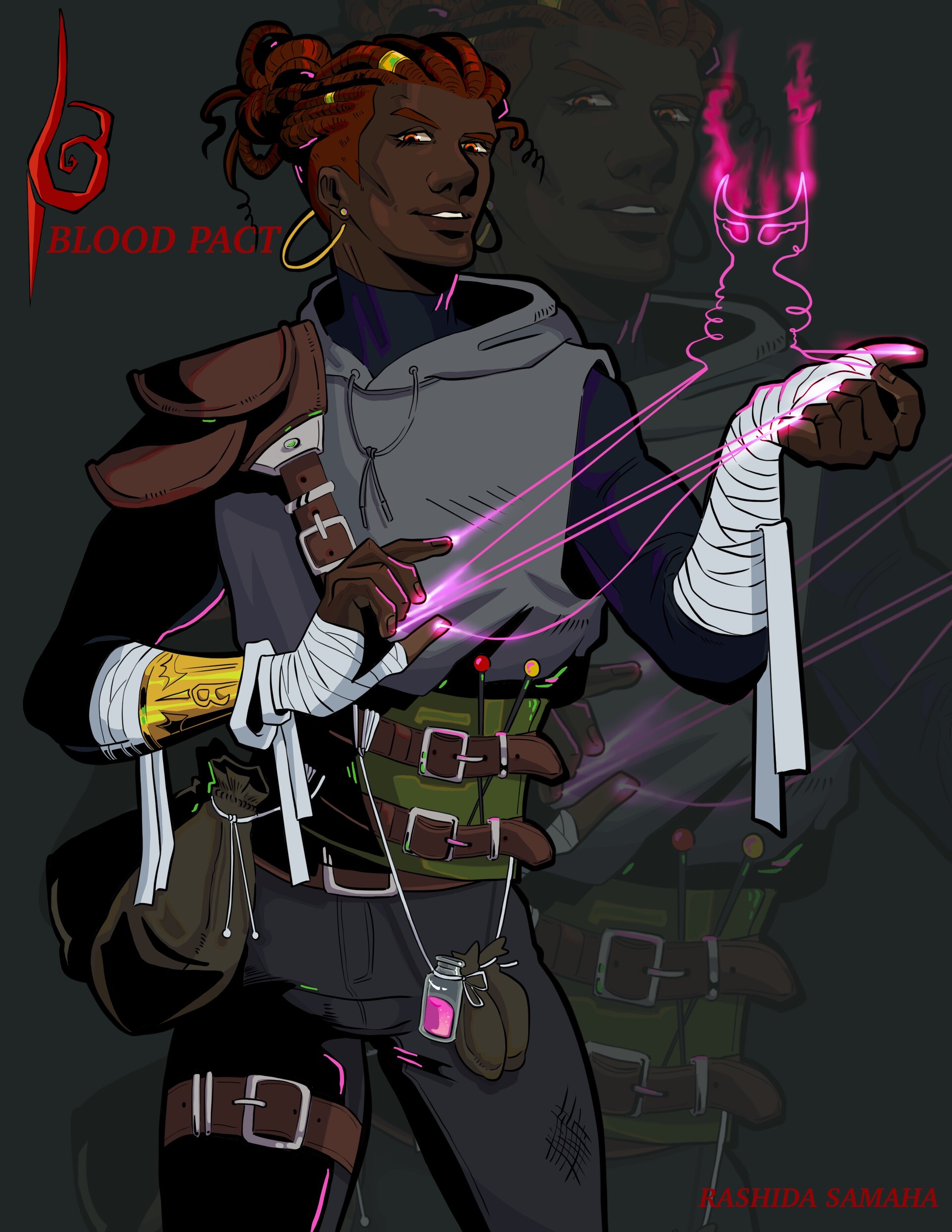 ArtStation - BLOOD PACT: original character Rashida Samaha