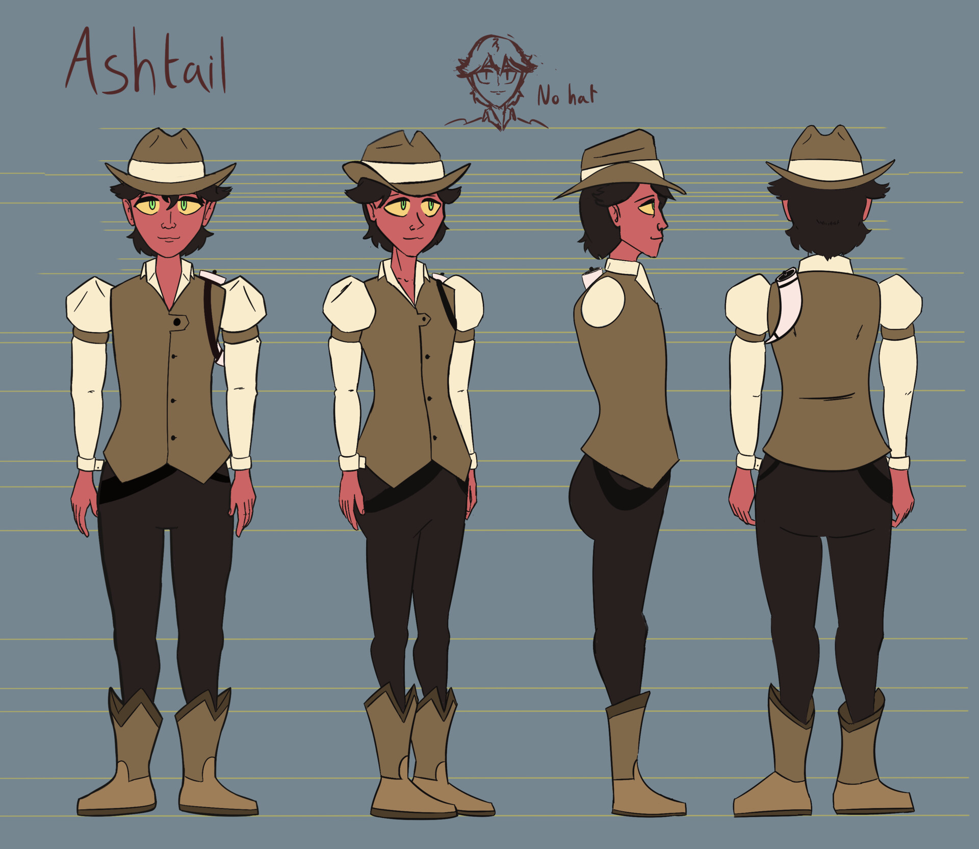 tiroatrain - Ashtail Reference Sheet