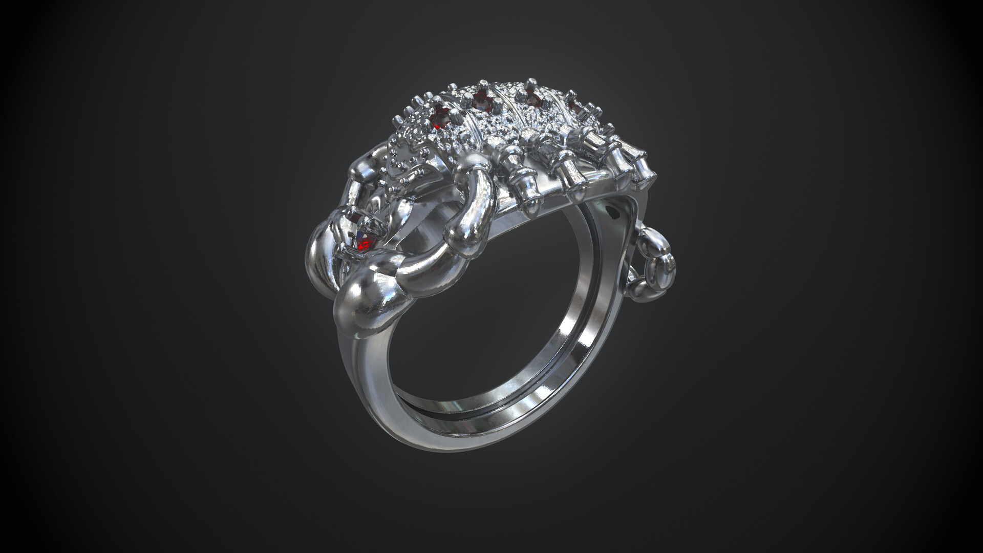 ArtStation - Scorpion Ring Design breakdown