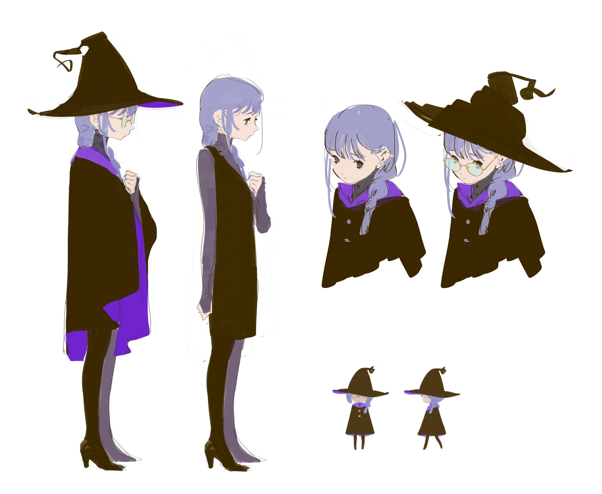 Sheya - Pages of Time: Prologue Character design