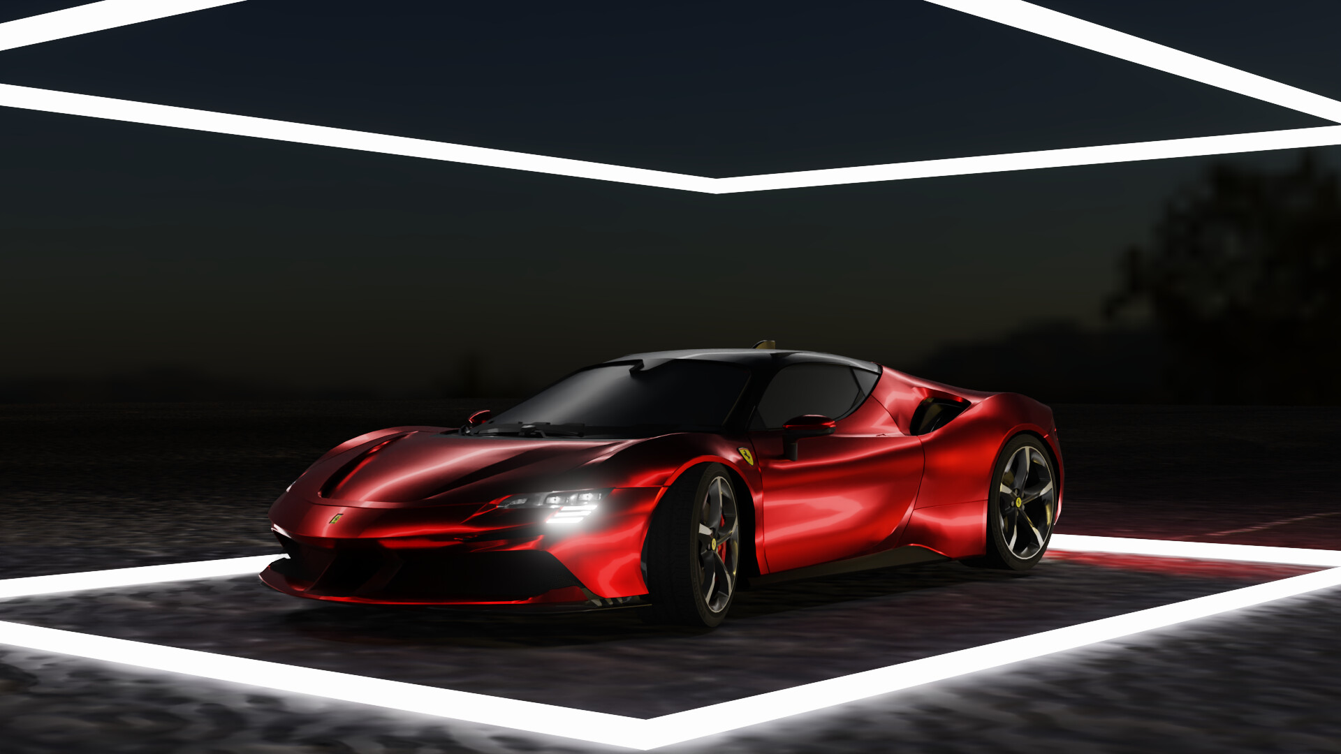 ArtStation - Ferrari SF90 Stradale