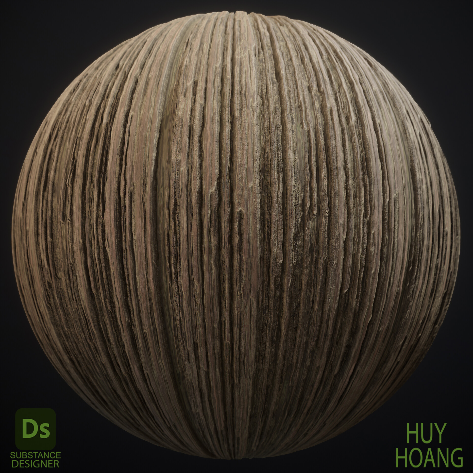 ArtStation - TreeBark_Material