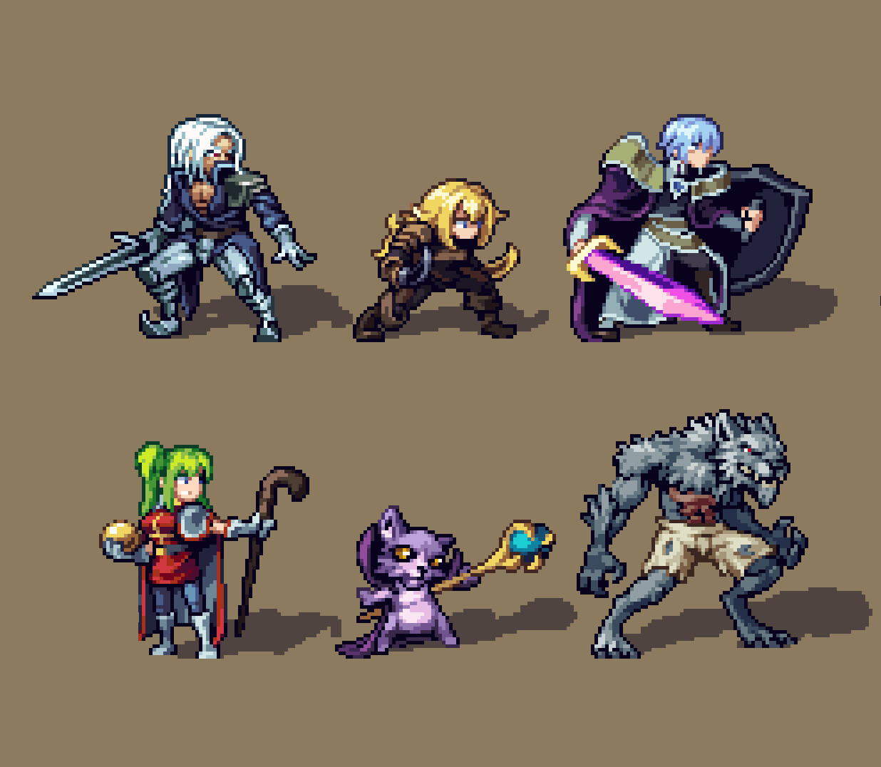 ArtStation - Characters for Astoria: The Holders of Power Saga