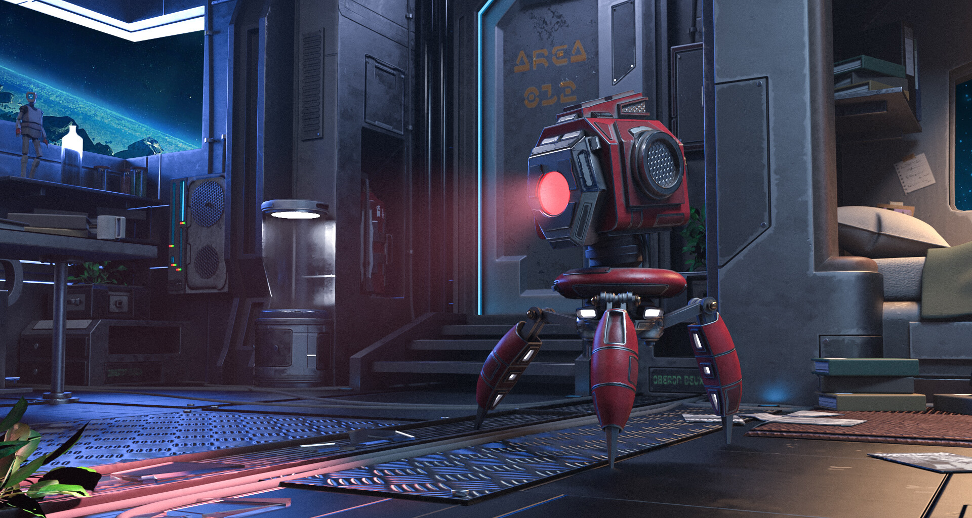 ArtStation - Small robot ArchB_01