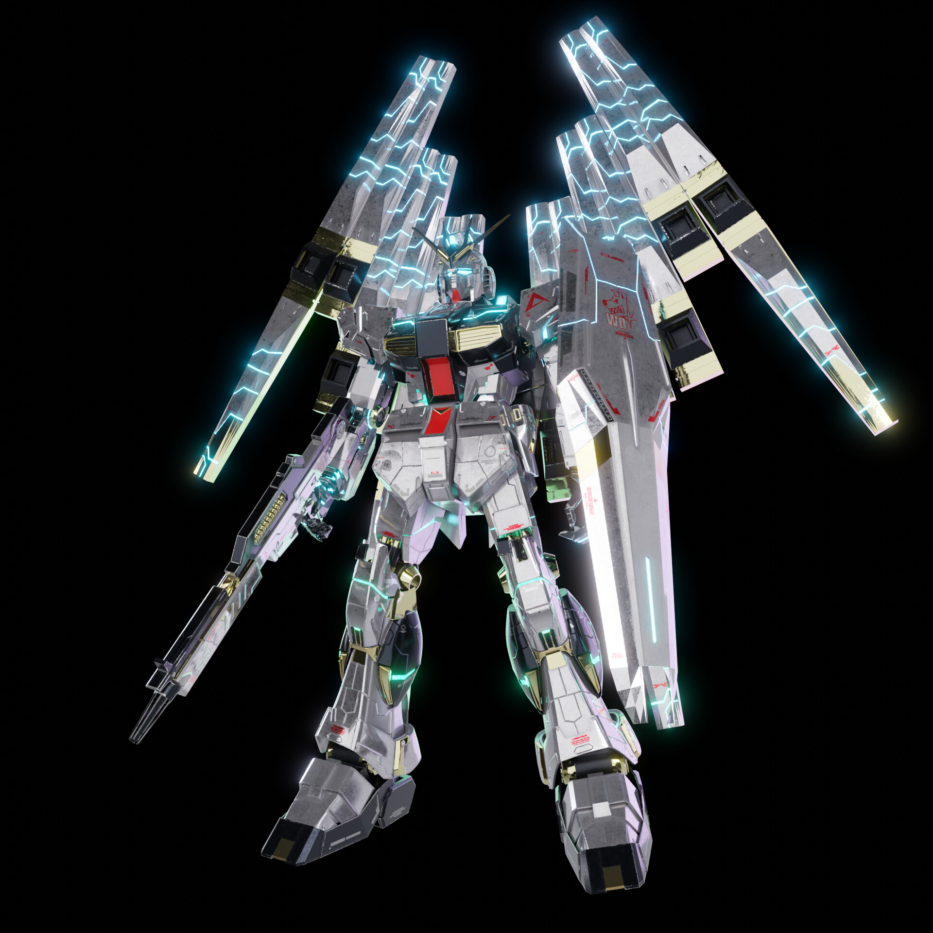 ArtStation - Nu Gundam Ver. Ka