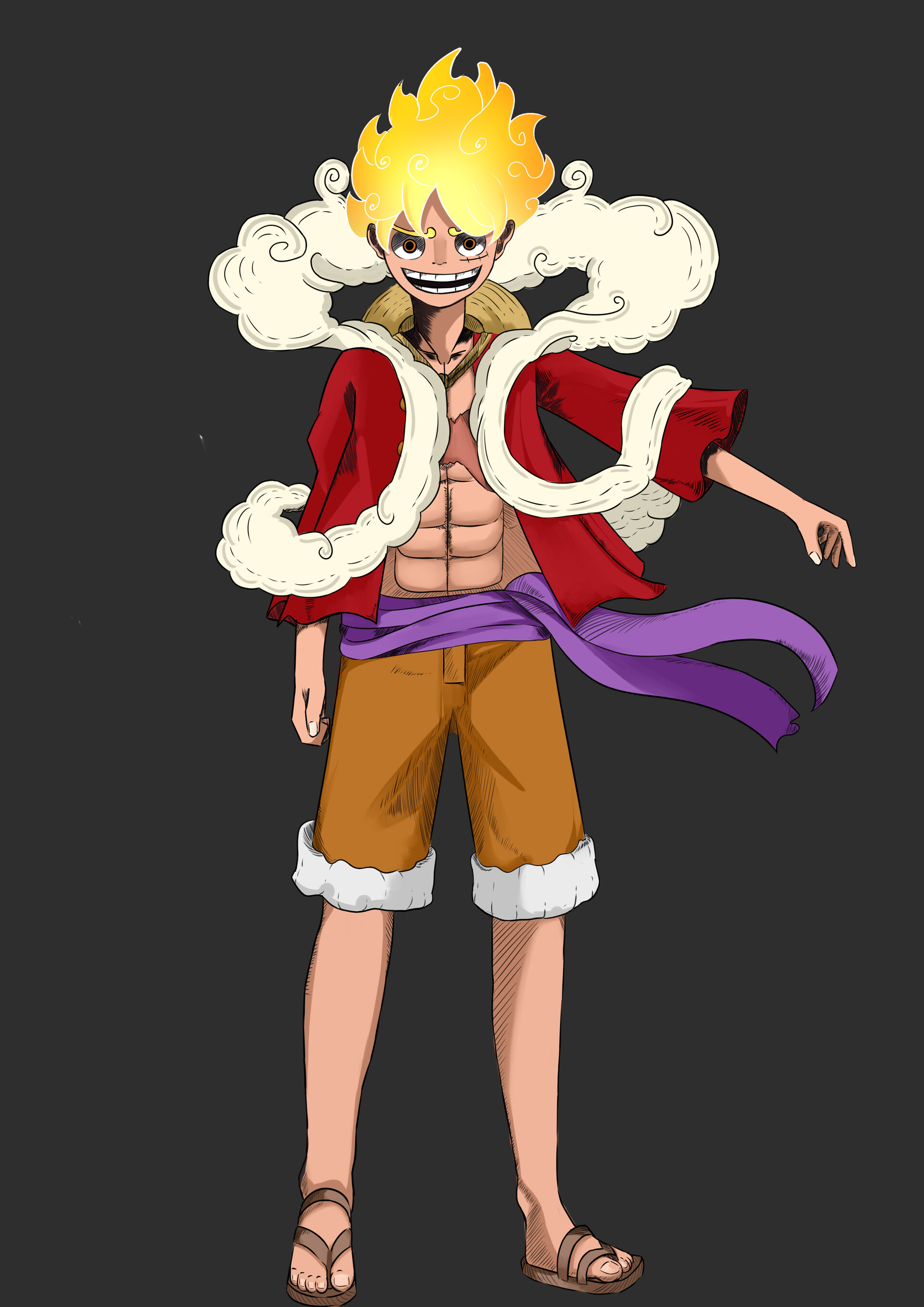 ArtStation - Fan art Luffy ( Nica )