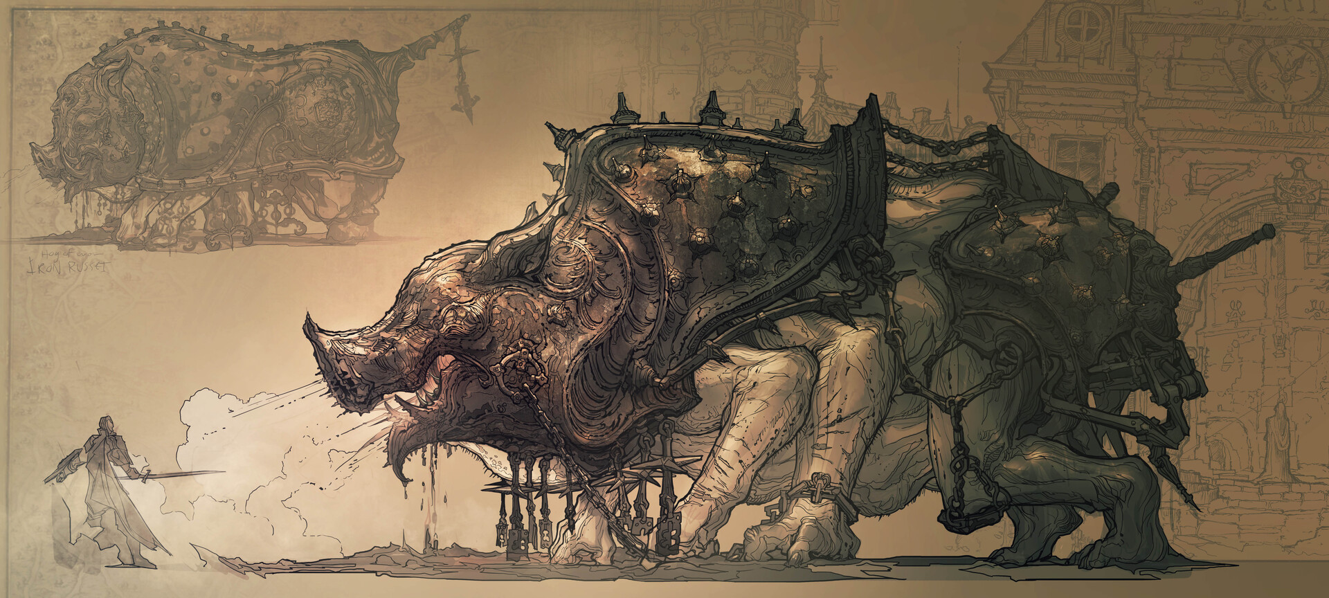 ArtStation - Hog of War Hellspawn