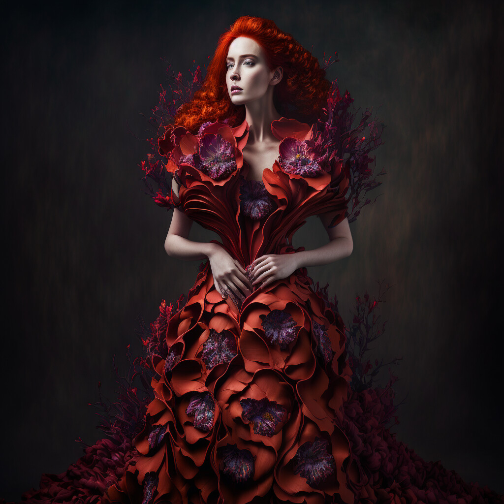 ArtStation - Flowers goddess