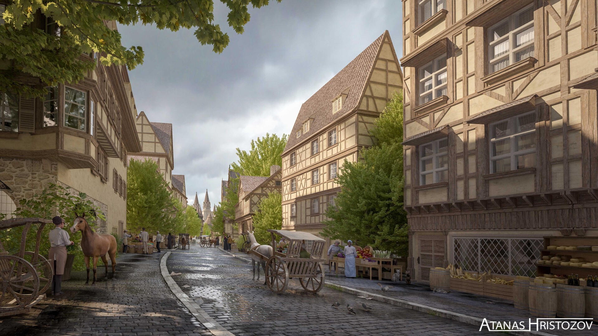 ArtStation - Medieval city