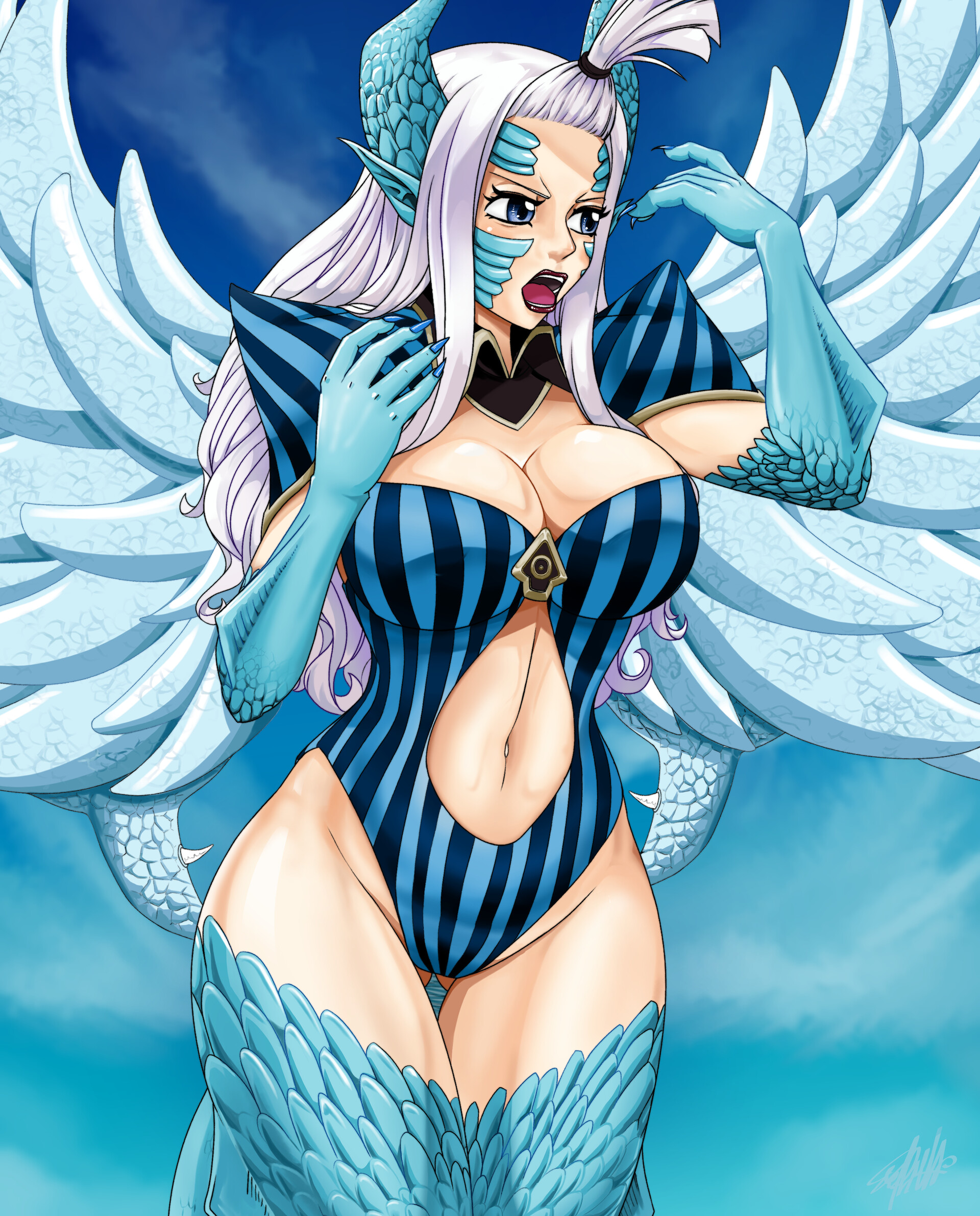 Mirajane Strauss Demon Halphas