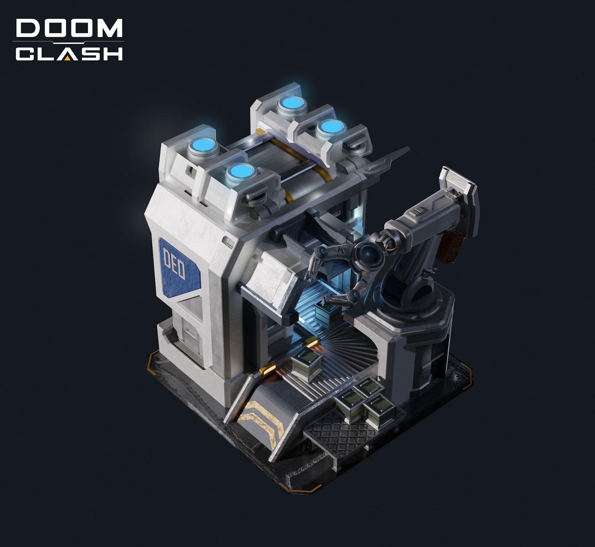 Linfeng Dai - Doomclash Single buildings design