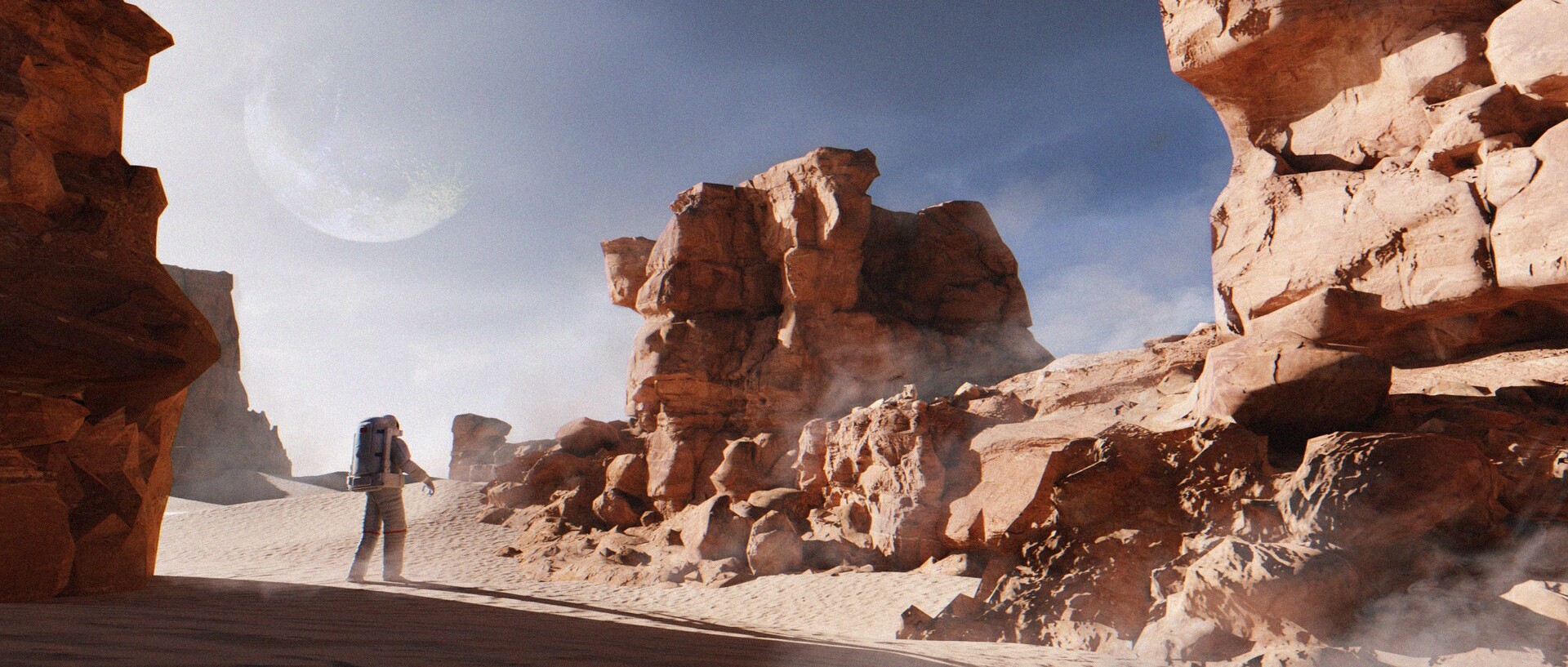 ArtStation - Space desert practice