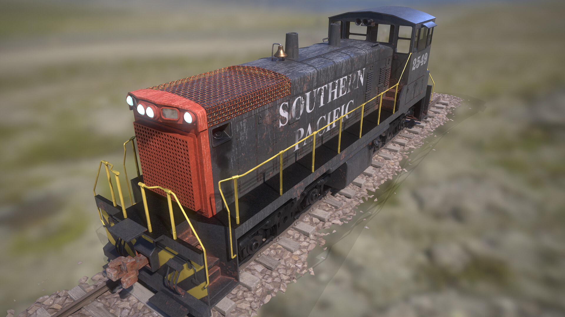 ArtStation - Locomotive diesel SW-1500
