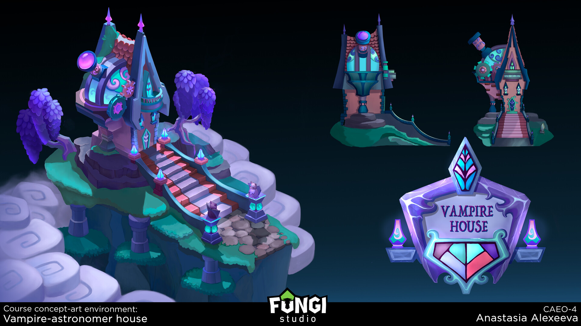 ArtStation - Vampire astronomer house