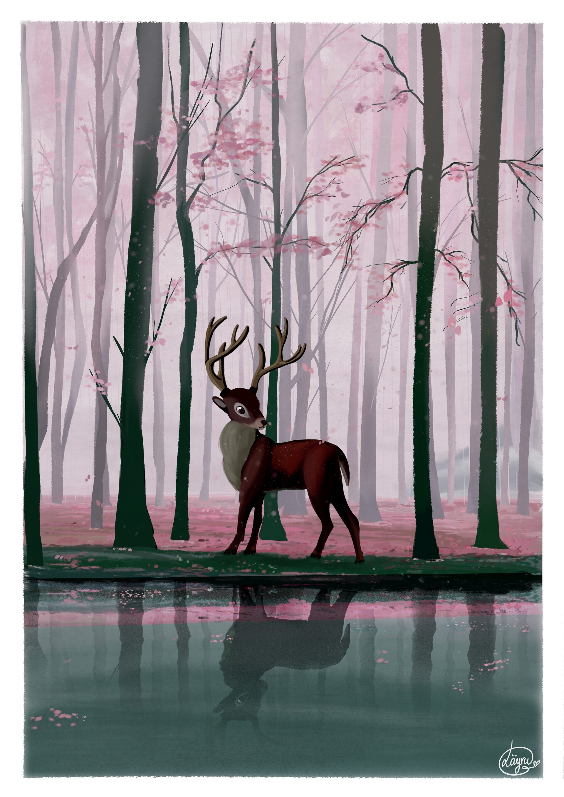 ArtStation - Deer - color study