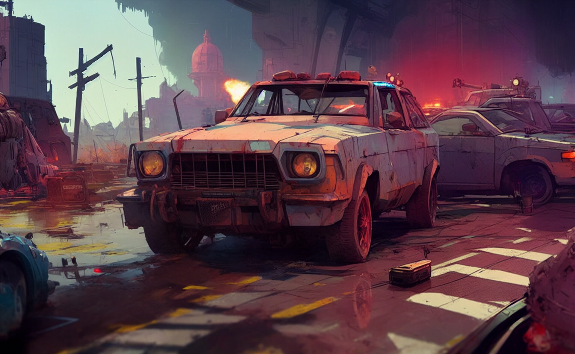 ArtStation - Zombie survival concept art