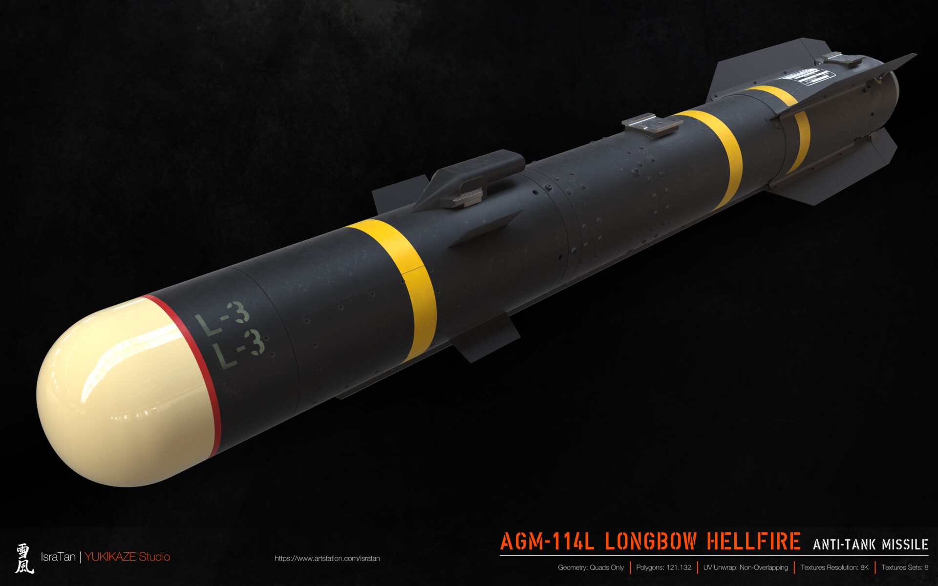 ArtStation - AGM-114L Longbow Hellfire